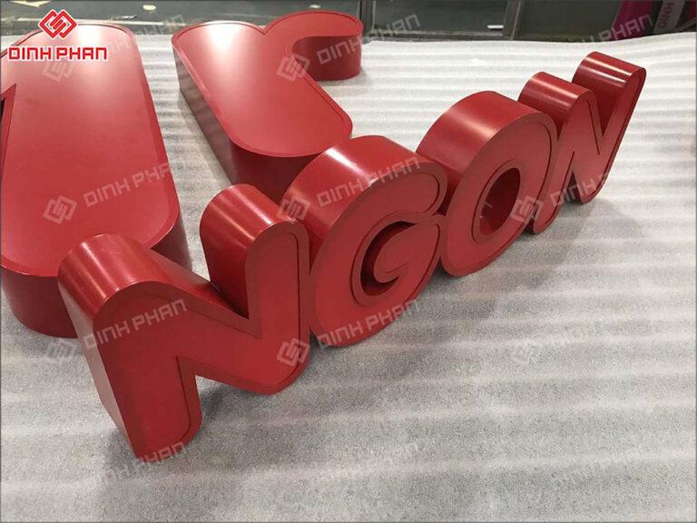 Chữ Inox Mặt Poly Bền Đẹp, Giá Rẻ - DinhPhanGroup