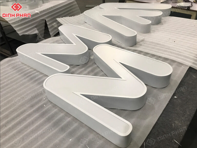 Chữ Inox Mặt Poly Bền Đẹp, Giá Rẻ - DinhPhanGroup